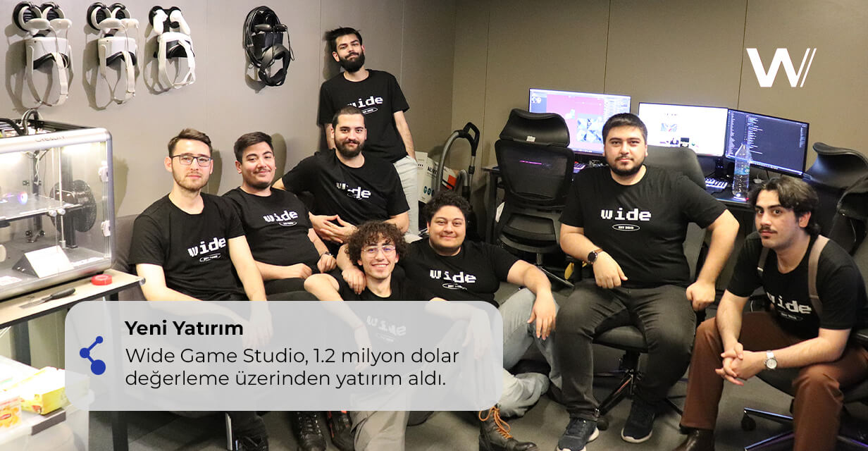 Wide Game Studio, 1.2 milyon dolar değerleme üzerinden yatırım aldı Wide Game Studio, 1.2 milyon dolar değerleme üzerinden yatırım aldı