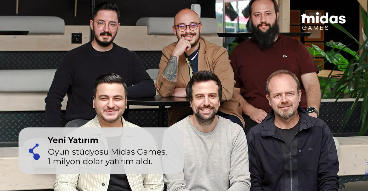 Oyun stüdyosu Midas Games, 1 milyon dolar yatırım aldı